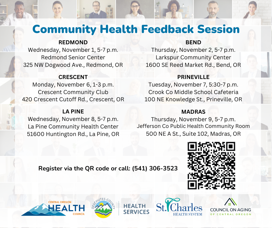 Community Health Feedback Session in La Pine - Council on Aging of ...