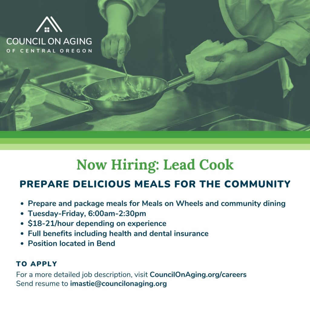 Careers at the Council on Aging of Central Oregon